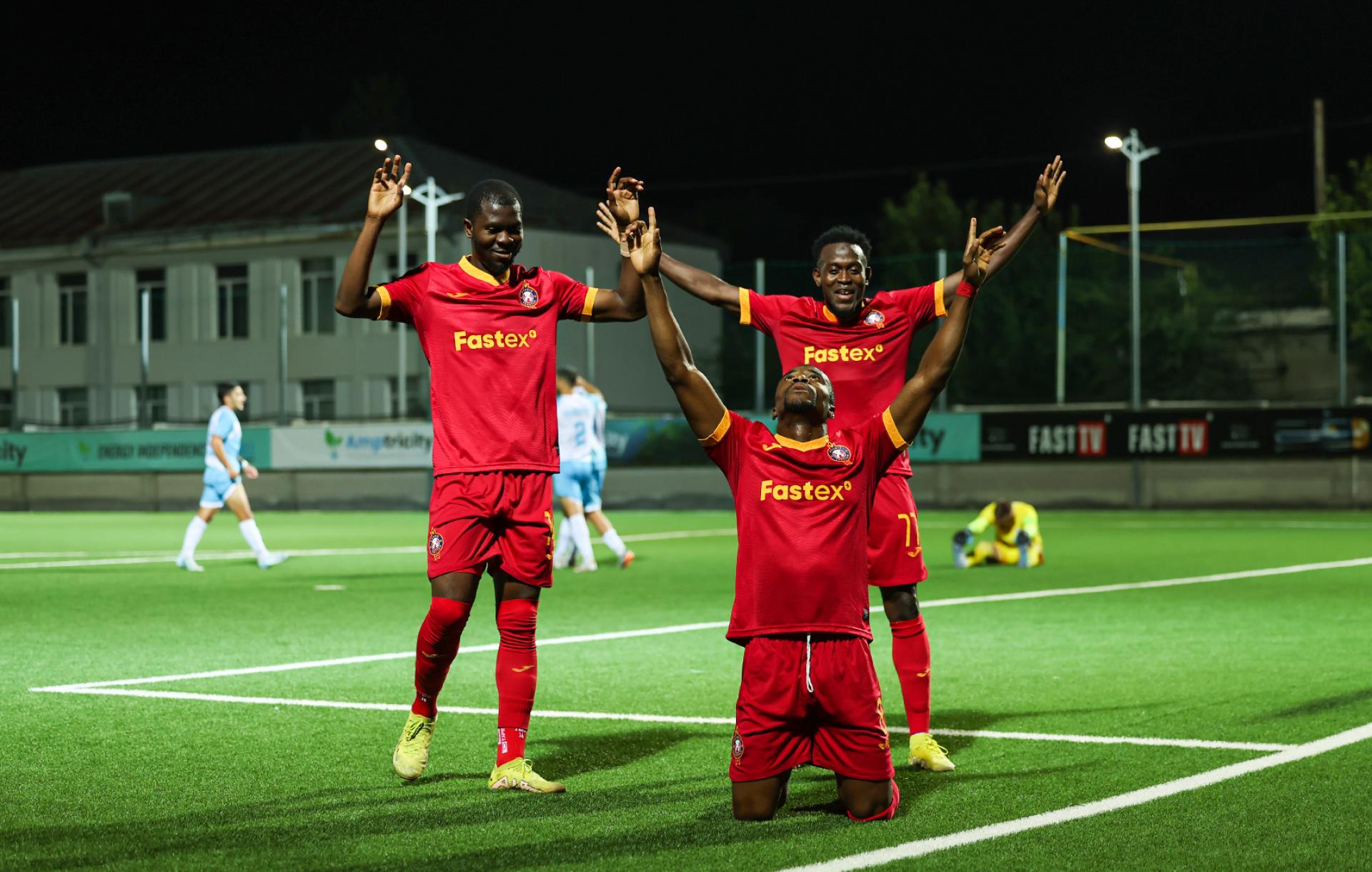 Pyunik scores 3 goals against West Armenia